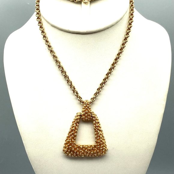 Sarah Coventry | Jewelry | Vintage Sarah Coventry Granulated Pendant ...